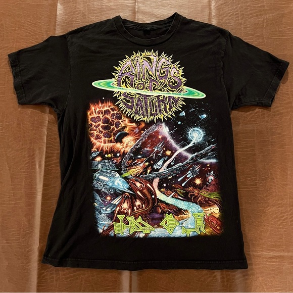 Tultex | Shirts | Rings Of Saturn Band Shirt Size Large | Poshmark